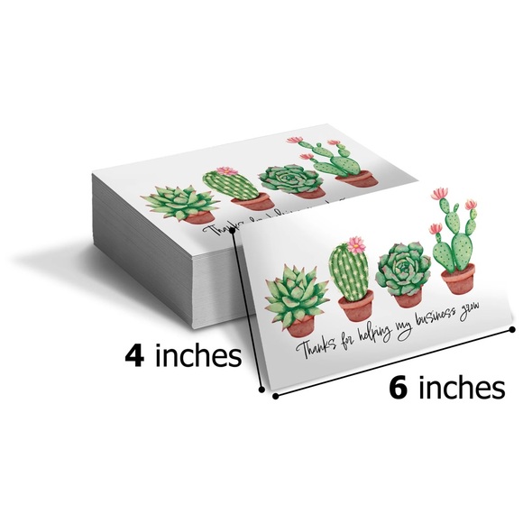 Office | Succulents 4x6 Insert Cards Pack Of 25 | Poshmark